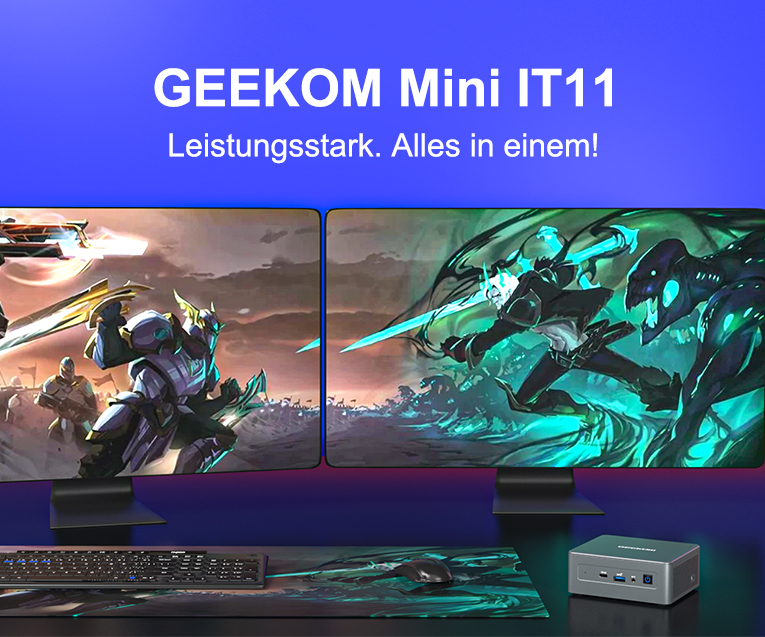 GEEKOM Mini IT11: Leistungsstarker Mini PC mit Intel i7