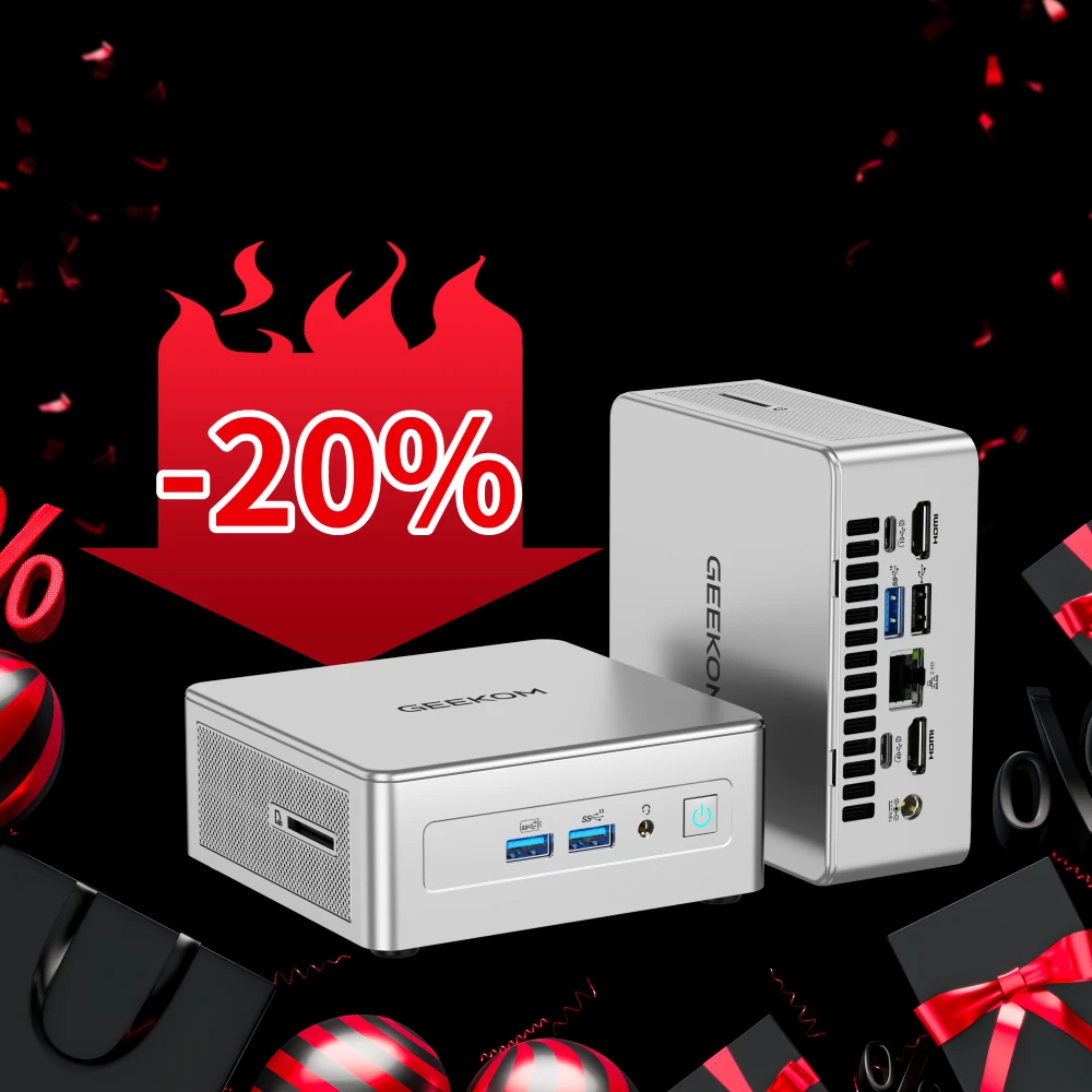 GEEKOM A5 Mini PC - AMD Ryzen™ 7 5825U