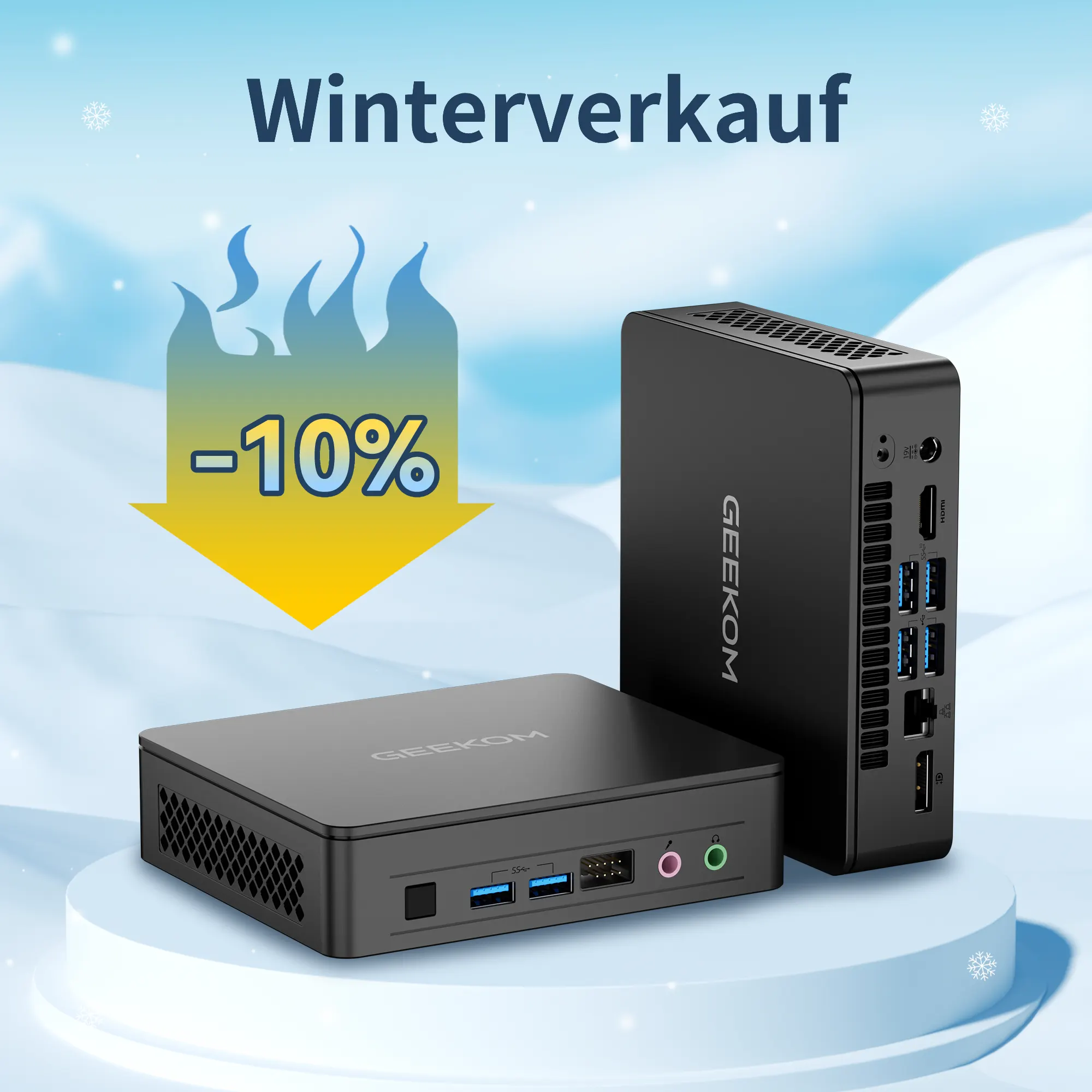 GEEKOM AX8 Pro AMD Ryzen™ 9 oder Ryzen™ 7 Mini PC - GEEKOM